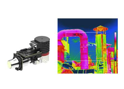 China 320x256 Optical Gas Imaging MWIR Cooled Ir Detector 7W For Detecting Gas Leaks for sale