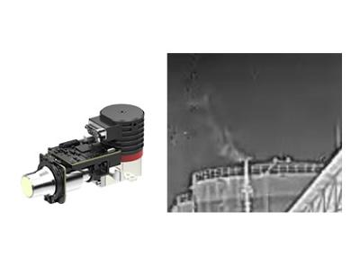 China 10mK NETD Optical Gas Imaging MWIR Camera Module For Visualizing Gas Leaks for sale