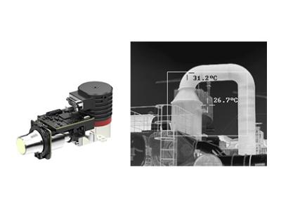 China 10mK NETD Optical Gas Imaging MWIR Camera Module For Visualizing Gas Leaks for sale