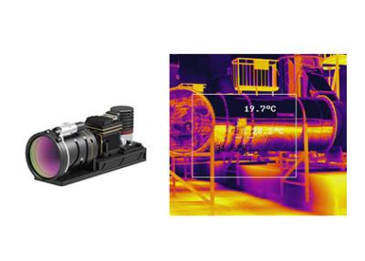 Cina Telecamera per imaging ottico di gas con obiettivo MWIR da 23 mm per la visualizzazione di perdite di gas in vendita