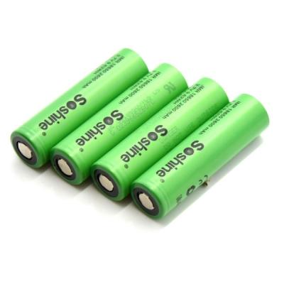 China 18650 Soshine VTC5 60A 2600mAh Flat Top High Drain Battery for sale