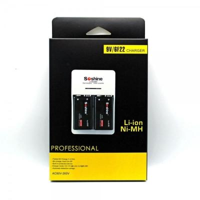 China 9V 6F22 Li-ion Ni-MH LiFePO4 Rechargeable battery charger for sale