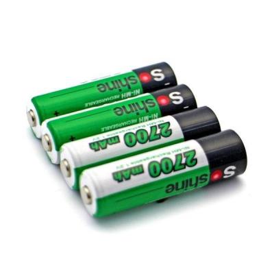 China Ni-MH Rechargeable AA/Mignon 2700mAh 4pks for sale