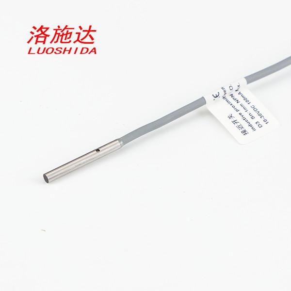 Sensor de proximidade pequeno do fio 3mm da C.C. 10-30V 3 para a detecção do metal