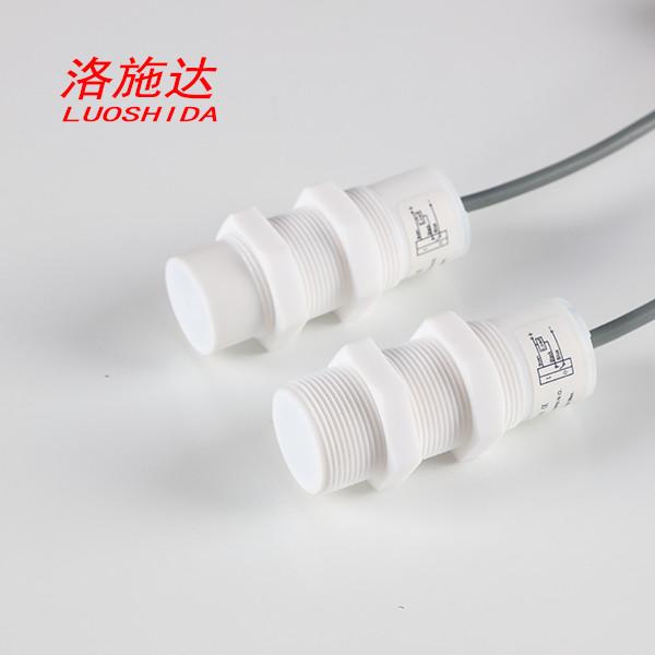Distância resistente à corrosão capacitiva do sensor de proximidade de M30 PTFE ajustável