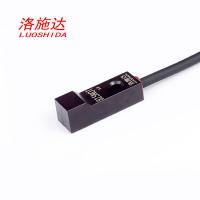 China Small Rectangular Inductive Proximity Switch Sensor DC 3 Wire 8x8 For Metal Detector for sale