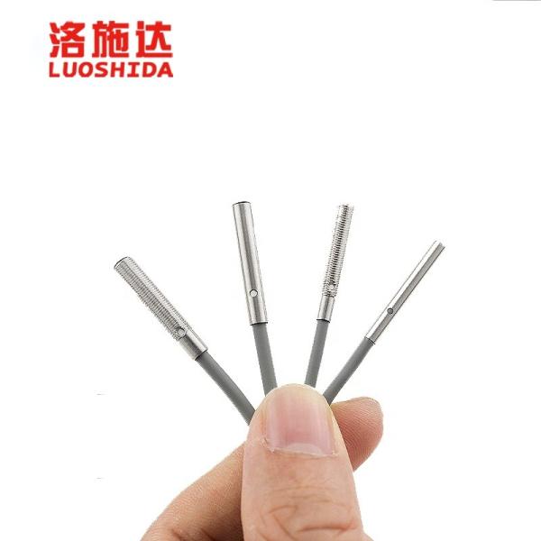 Alojamento M3/M4/M5/M6 de aço inoxidável indutivo do sensor de proximidade do tamanho pequeno