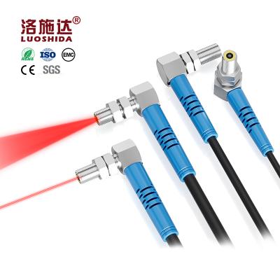 China diffuse photoelectirc switch 20m Sensing Distance Through Beam Laser Sensor NPN PNP No NC M4/M6 Elbow Optical Sensors for sale