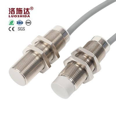 China M18 Inductive Proximity Sensor Standard Cylindrical Type Flush/Non-Flush Installation 5-20mm Detection NPN/PNP NO/NC IP67 for sale