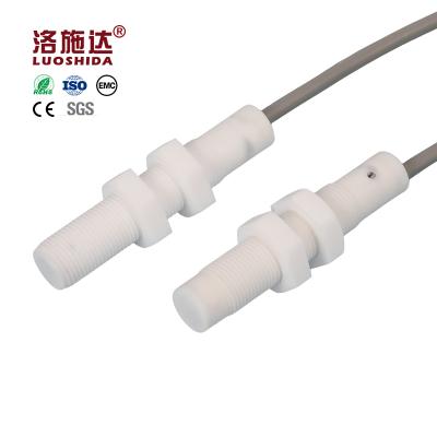 China Capacitive Proximity Sensor PTFE Shell M12//M30 2-30mm Detection IP67 PNP/NPN NO/NC LED Indicator for sale