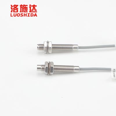 China M8 Full Metal Inductive Proximity Sensor Nickel-Plated Brass Flush/Non-Flush PNP/NPN IP67 10-30V DC 1-3mm Sensing Distance for sale