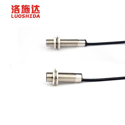 China Nickel Plated M12 M18 Diffuse Laser Sensor for Object Detection Equipment with Tiny 2mm Light Spot for sale