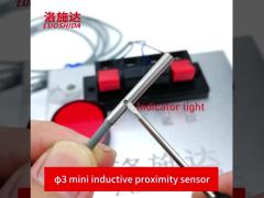 Датчик близости провода 3mm DC 10-30V 3 небольшой для обнаружения металла
