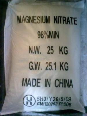 China magnesium nitrate for sale
