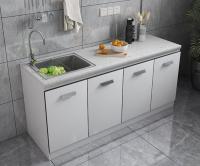 China Aluminium Modern Modular Kitchen Cabinets Simple Assembly Modern Design for sale