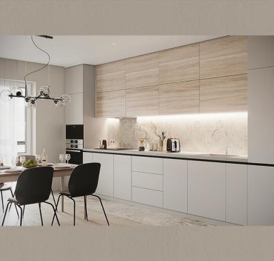 Cina Armadio da cucina di lusso di Melbourne delle manopole bianche dell'armadio da cucina Stuya 850mm in vendita