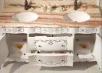 China 1660 X 1250mm Solid Wood Bathroom Vanity for sale