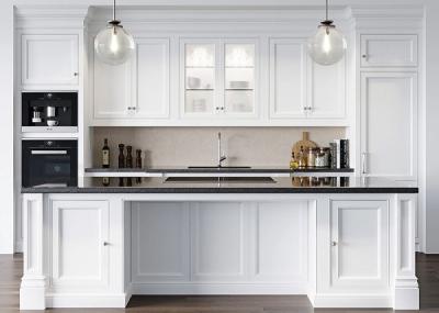China 18mm Donkere Countertops van Eilandkeukenkasten Te koop