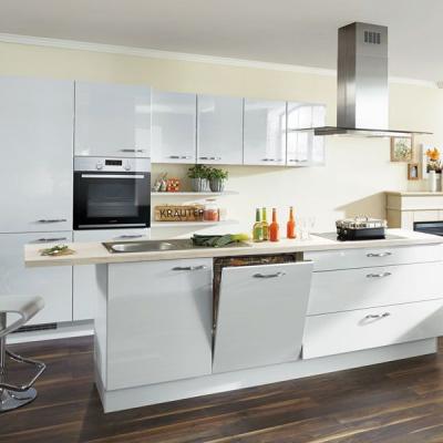 Cina la famiglia di 75in ha macchiato gli armadi da cucina che moderni di Beadboard del compensato U modella il pannello truciolare in vendita