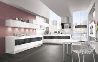 China Solid Wood Kitchen Cabinets With Countertop And Upper Cabinet for sale