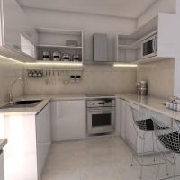 China 2M Modern Modular Kitchen Cabinets for sale