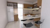 China 2M Modern Modular Kitchen Cabinets for sale