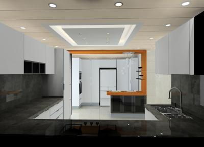 Cina Lo stile dello spazio del canestro degli armadi da cucina di Mdf Modern Modular dell'organizzatore della dispensa fissa lo stoccaggio in vendita