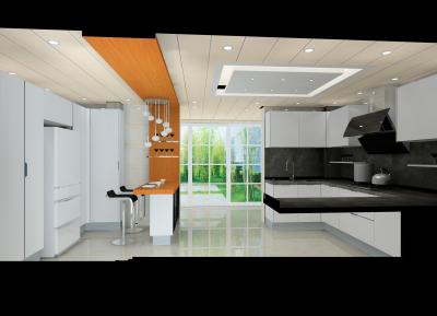 Cina Lo stile dello spazio del canestro degli armadi da cucina di Mdf Modern Modular dell'organizzatore della dispensa fissa lo stoccaggio in vendita