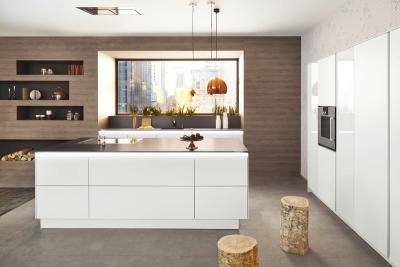 Cina 50mm Countert completano il fondo dei Governi H750mm dell'isola di cucina su misura in vendita