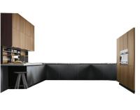 China Simple modular custom cheap solid wood kitchen cabinets for kitchen furniture for sale