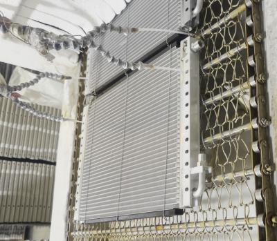 Cina Altezza del volto della cintura di maglia 900 mm Forno di brasatura in alluminio Radiatore tubo di riscaldamento Consumo di azoto di tre fasi 50HZ in vendita