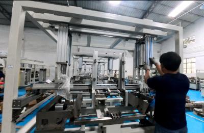 Cina Macchina semiautomatica per la costruzione di nuclei radianti con indentatore 3, entro dimensioni massime del nucleo 800*800*100mm in vendita