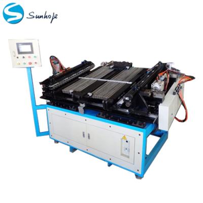 Servo Driven 5mm Fin 2 Row Radiator Core Builder Machine