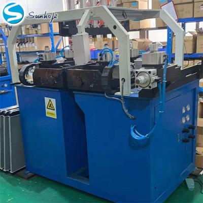 China Fully Automatic Aluminum Clinching Four Sided Radiator Machine for sale