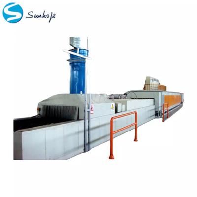 China Continuous Aluminum Radiator Brazing Furnace Nitrogen Atmosphere Dual Process for sale