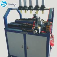 China Programmable Servo Pneumatic Four Side High Efficiency Radiator Crimping Machine for sale