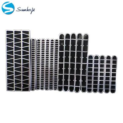 China High Frequency Welded Custom Length 3003 Aluminum Flat Tube for sale