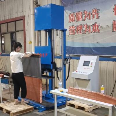 China CNC Radiator Core Assembler Precise Fin To Tube Insertion And Custom Fixture Design for sale