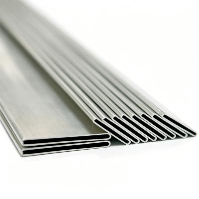 China High Performance 3003 4343 Aluminum Flat Tube Radiator Leak Free Custom for sale