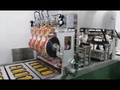 PLC 3000Pcs/h Industriële Vacuüm Verpakkende Machine Grote Gealigneerde Type Automatische Verzegelaar