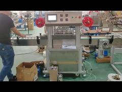 industrielles vakuumverpackendes Fließband Art Dichtungs-Maschine der Maschinen-1000W für Chili Sauce