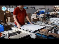 Radiator Semi-Automatic Core Assembly Machine 0.5-0.8Mpa Work Pressure Two Rows Core Builder Machine 220V Power