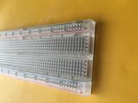 China 830 Point  Full Size Transparent Breadboard for prototyping to Develop DIY Solderless Test Board for sale