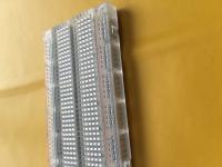 China 830 Point  Full Size Transparent Breadboard for prototyping to Develop DIY Solderless Test Board for sale
