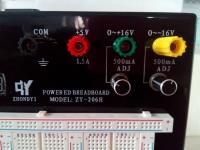 China Round Solderless Powered Breadboard / Flame Resistant Breadboard Power 110V - 240V for sale