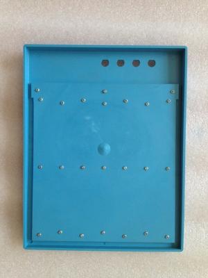 Cina Grande tagliere riutilizzabile di Brown Solderless 2420 punti con il piatto blu in vendita