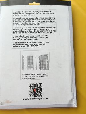 Cina Piatto di alluminio rotondo del bordo di pane di Solderless del tagliere del circuito del foro in vendita