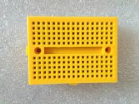 China Yellow Mini 170 Point Breadboard With Buckle for sale