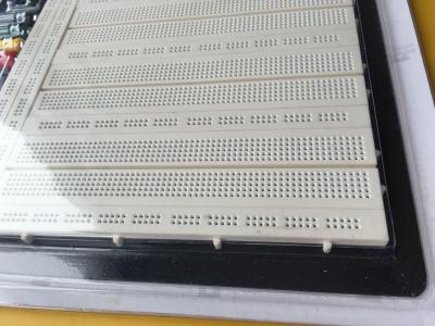 中国 ROHS白いSolderlessのサーキット ボード、電子プロトタイプ板バネ クリップ 販売のため