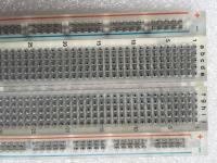 China 830 Point Round Hole Transparent Prototyping Breadboard with ABS Material for sale